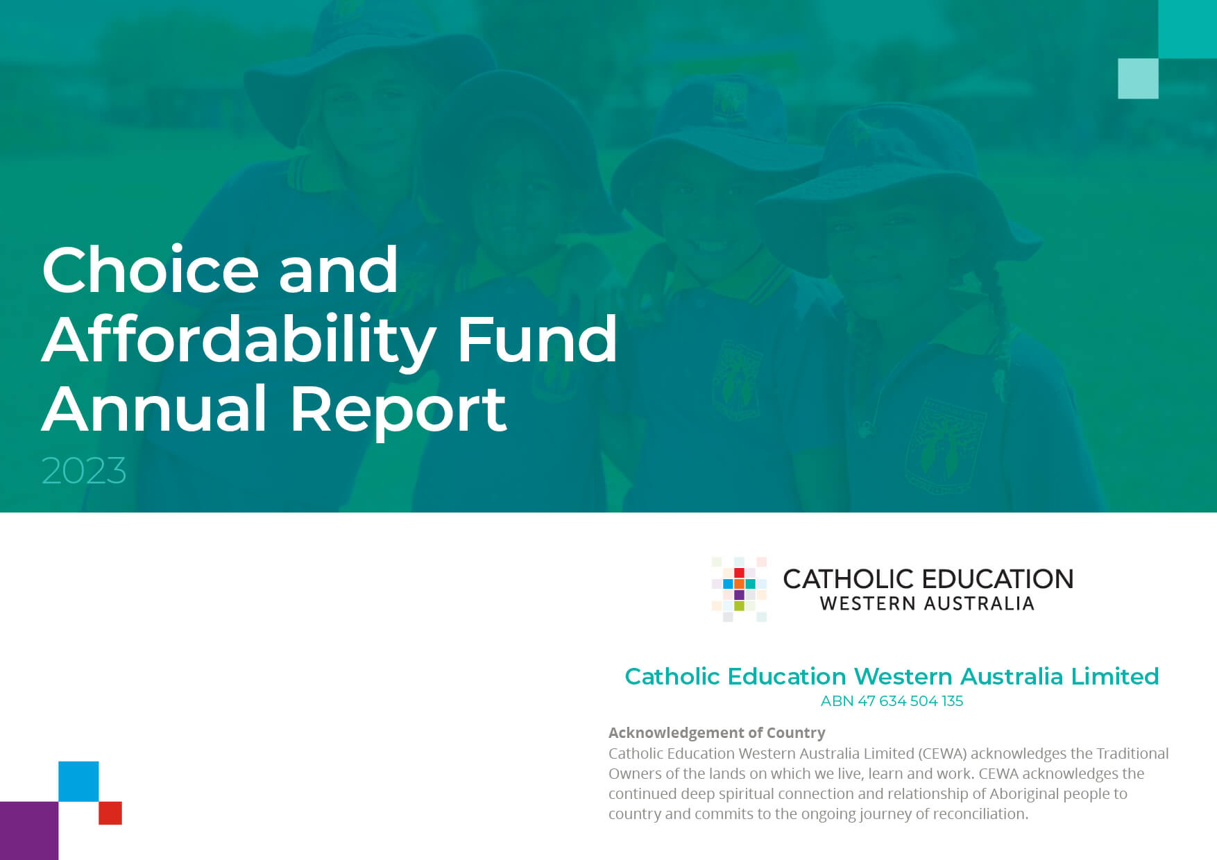 Choice and Affordability Fund Annual Report 2023 - CEWA